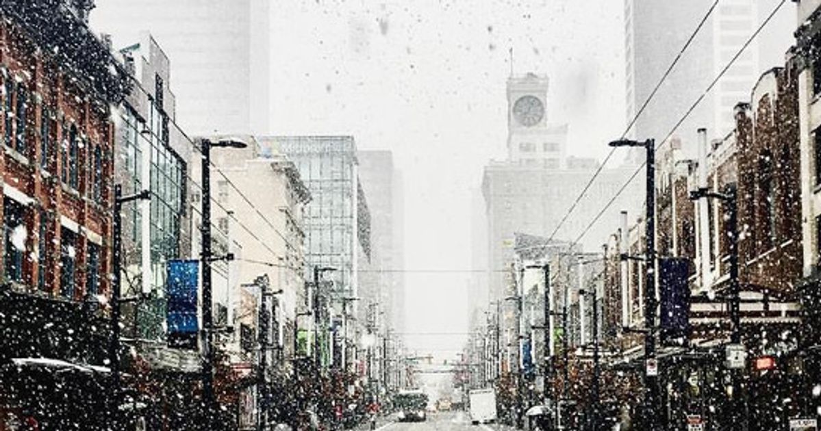 20 Ways Vancouverites Embraced The First Snowfall of Winter 2016 ...